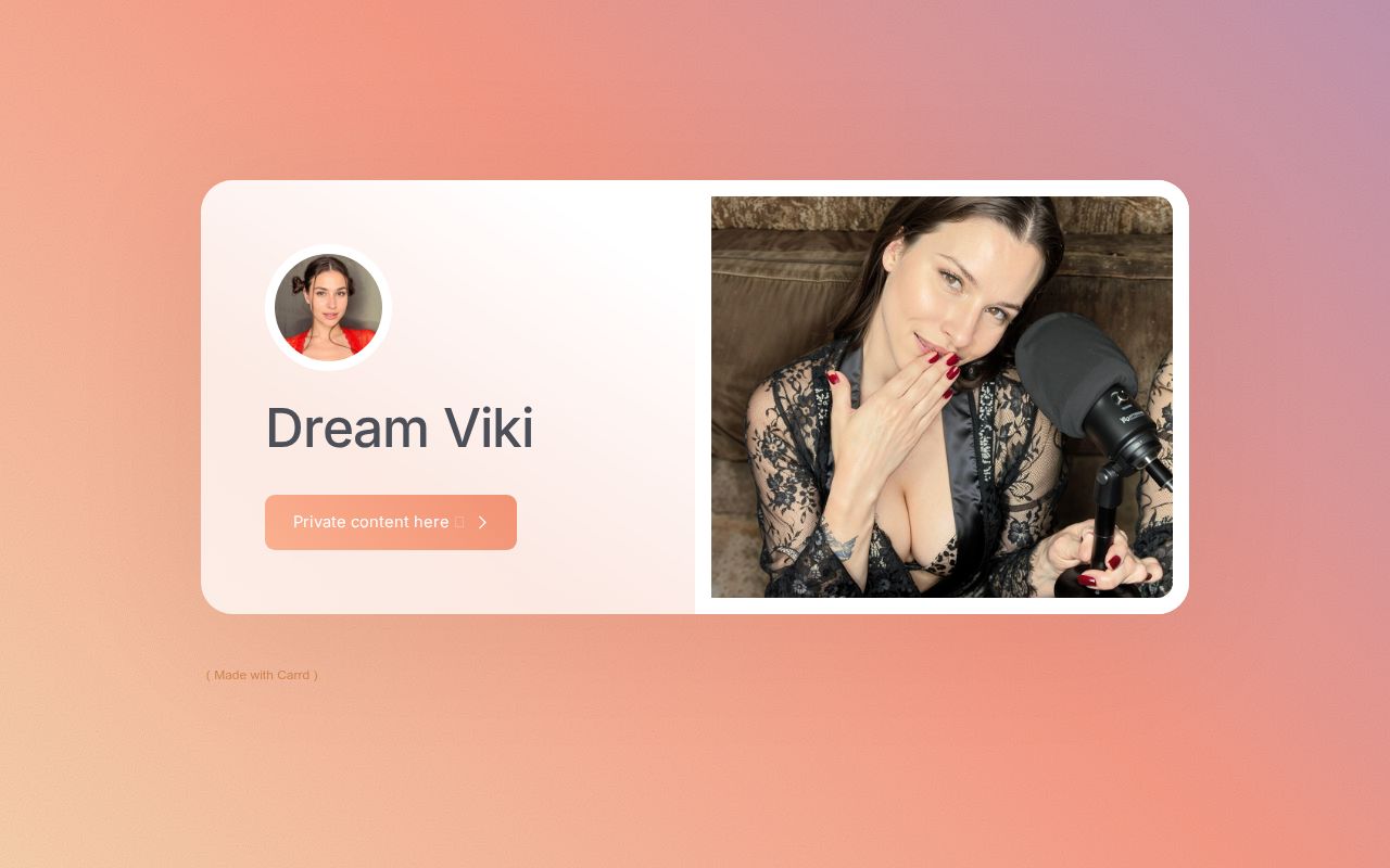 Dream Viki - Exclusive Content & Private Access